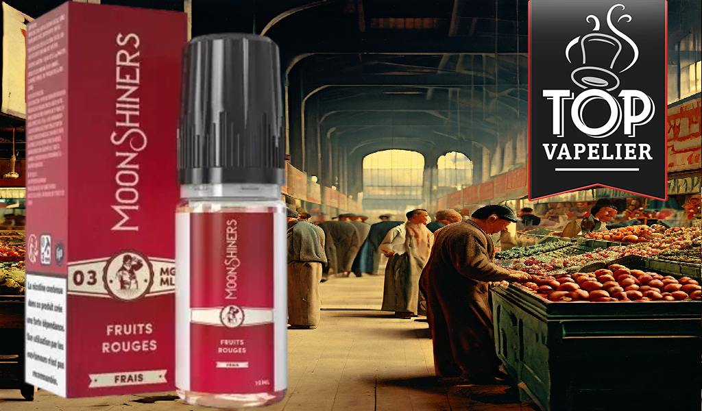 Tests et revue: Fruits Rouges par Moonshiners ~ Le Vapelier